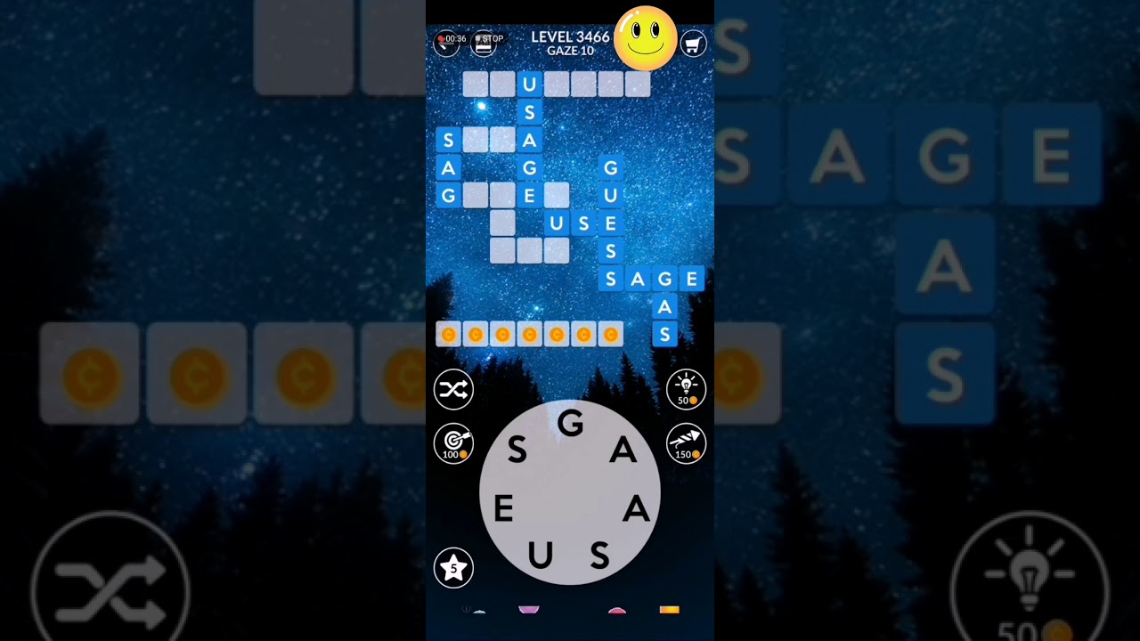 Wordscapes Level 3466 - YouTube