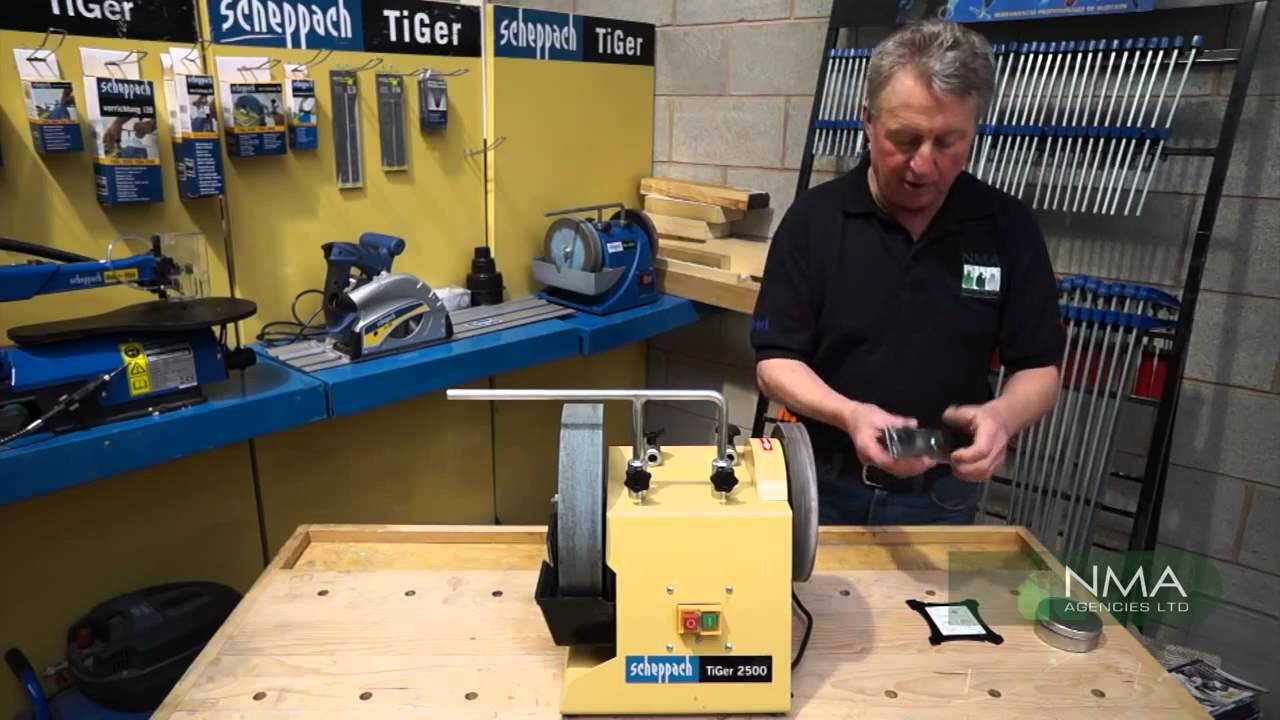 Scheppach TiGer 2500 - профессиональный шлифовально-полировальный ...