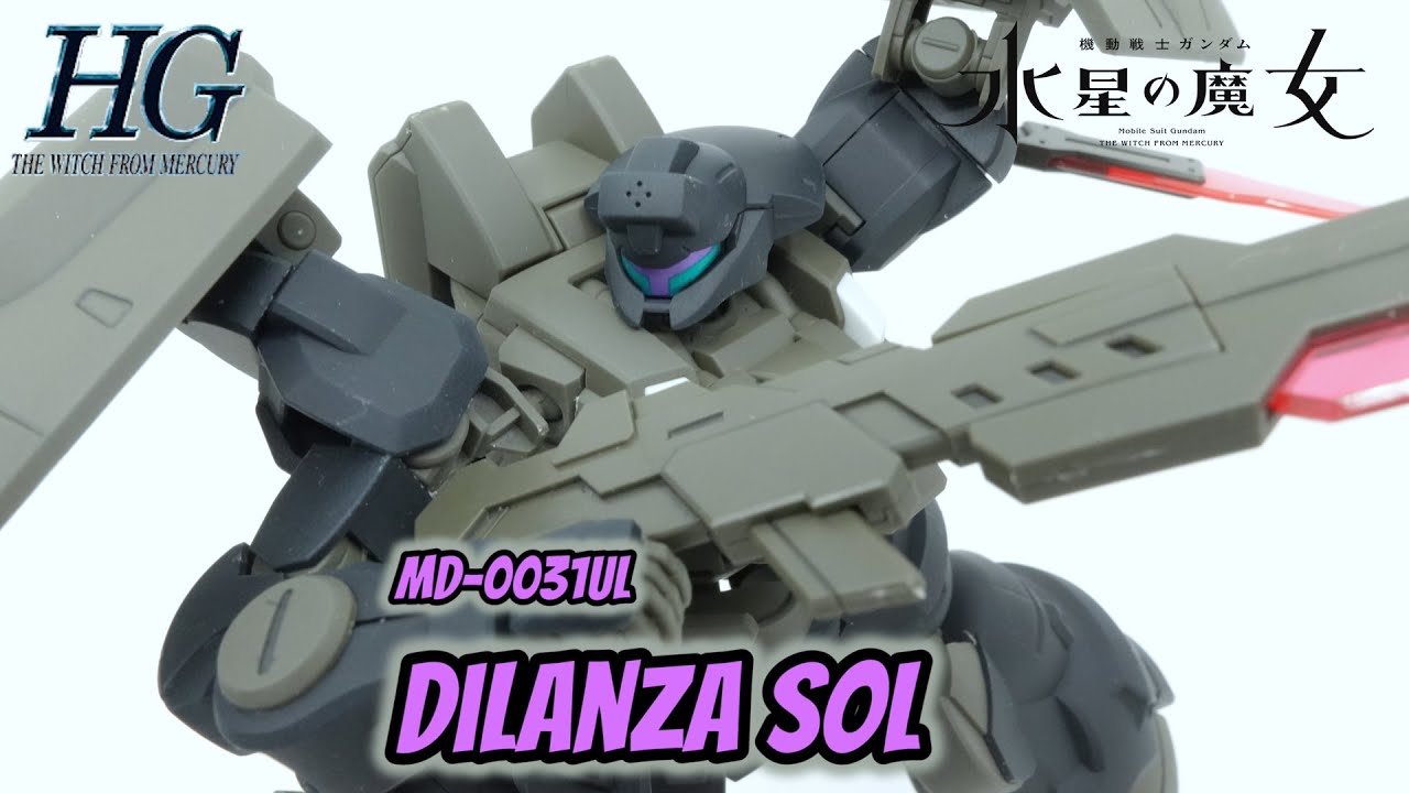 HG Dilanza Sol Review | Gundam: The Witch from Mercury - YouTube