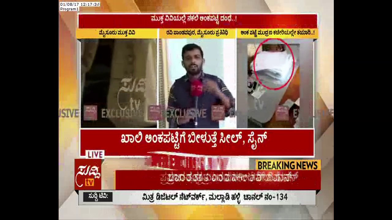 Fake Marks Card Business In Karnataka State Open University | ಸುದ್ದಿ ...