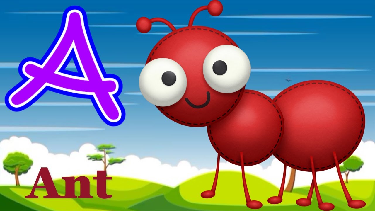 The Alphabet Song/Learn Alphabet ABC for Toddlers/A or Ant/B for Bear ...