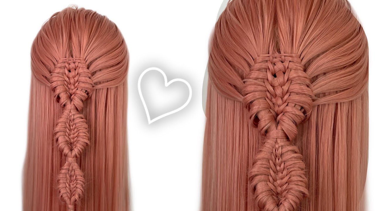 Chinese Ladder Braid || Easy And Beautiful half up style - YouTube