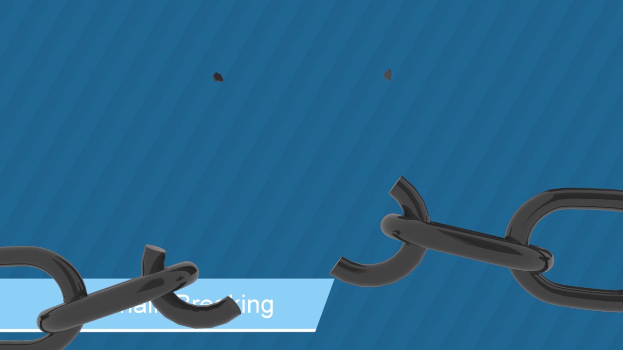 3D Chain Breaking Animation 2 - YouTube