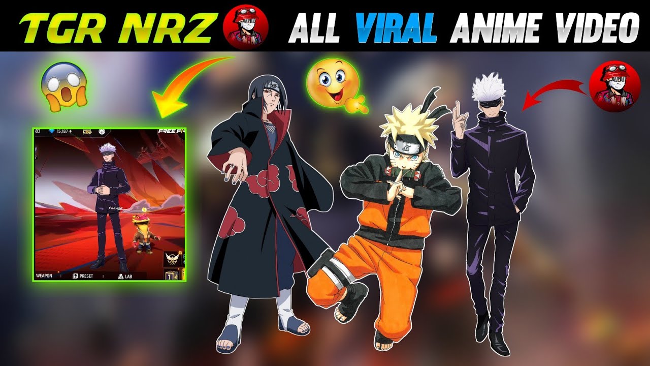 @Nrzzzzzzzz Viral Anime Characters Video😱How to edit videos like Tgr ...