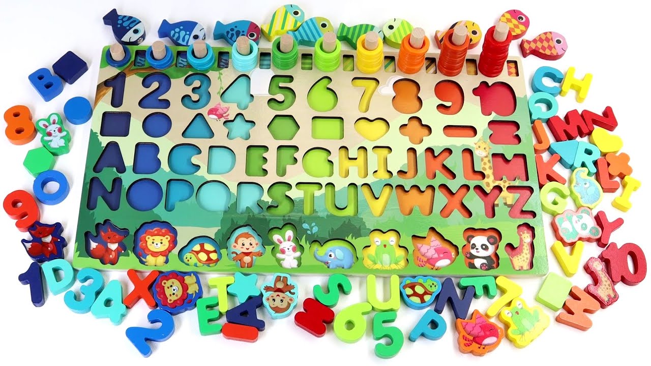 Best Learn Numbers, Counting, Shapes, Letters and Animals with Activity ...