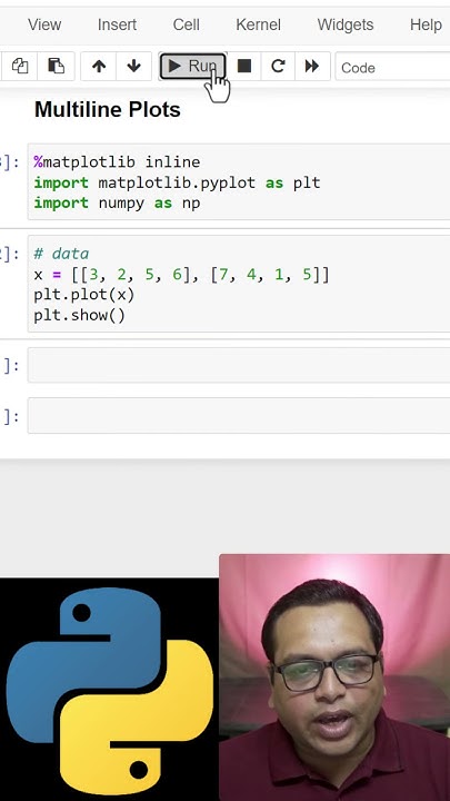 Python Matplotlib | Multiline Plots with Lists #shorts - YouTube