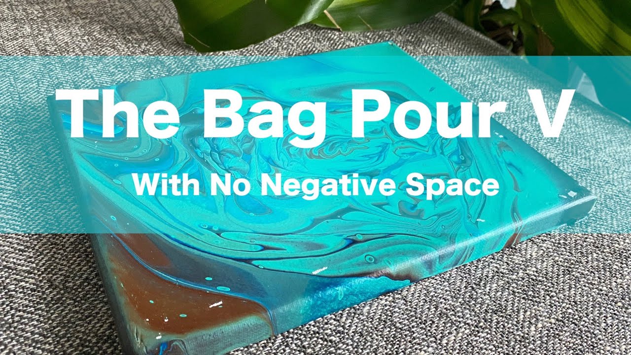 (48) Acrylic Pouring | Fluid Artist | The Bag Pour V Technique - YouTube
