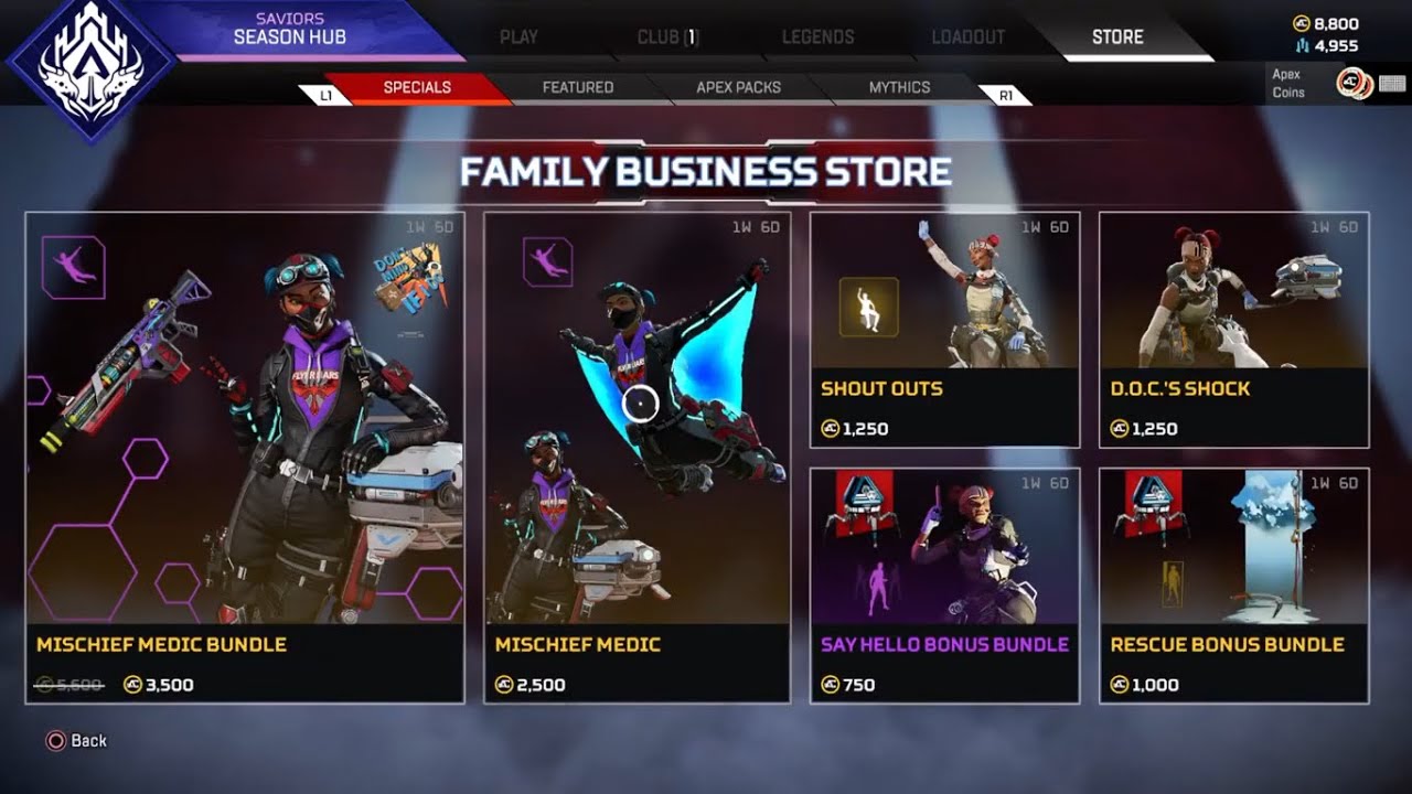 Apex Legends Family Business Store Awakening Collection Event - YouTube
