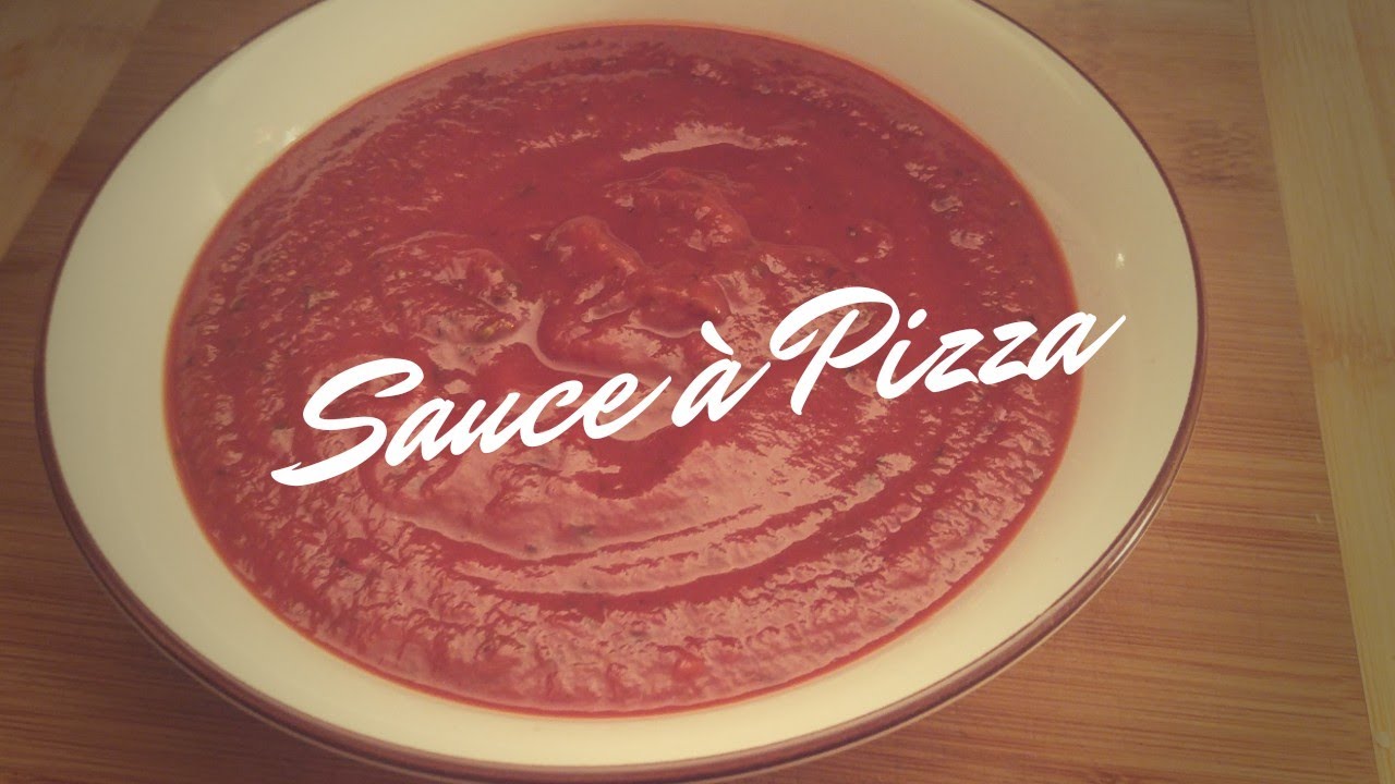 Sauce Pour Pizza Maison Recette Facile Youtube