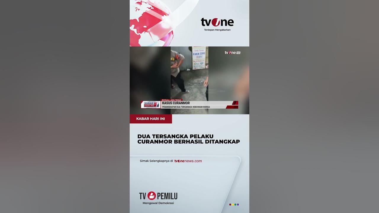 Penangkapan Dua Pelaku Curanmor Hebohkan Warga | Kabar Hari Ini tvOne - YouTube