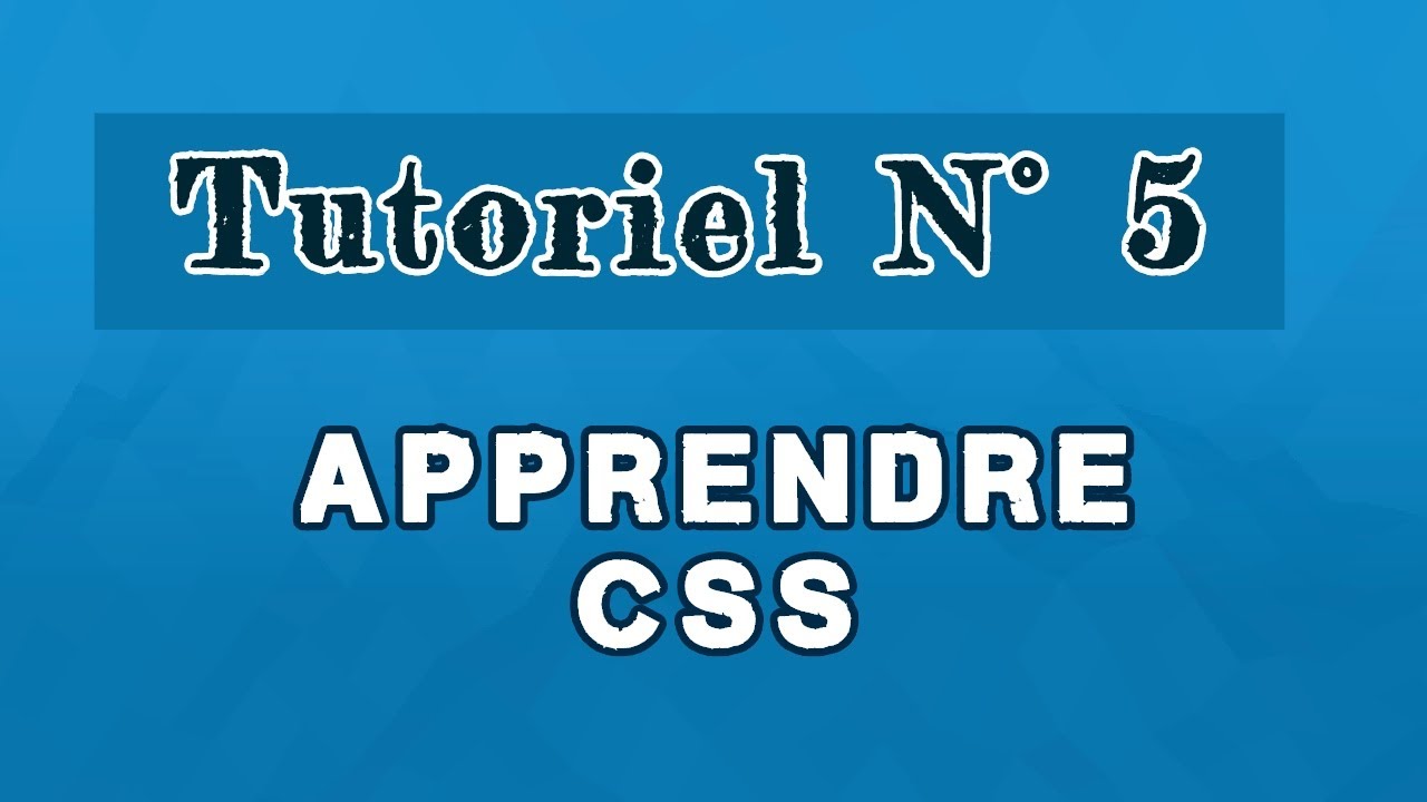 Tutoriel CSS : 5 - Gestion des commentaires (Tag Div). - YouTube