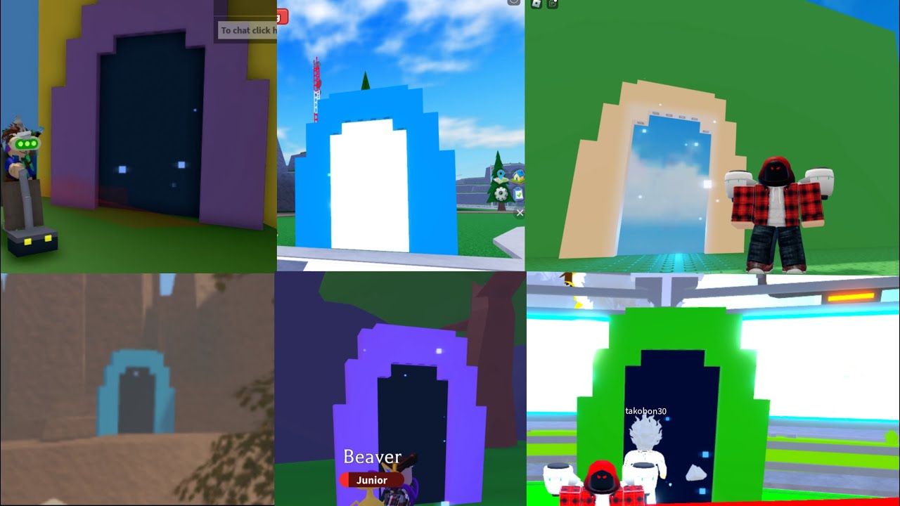 All PORTALS for Roblox The CLASSiC !!! - YouTube
