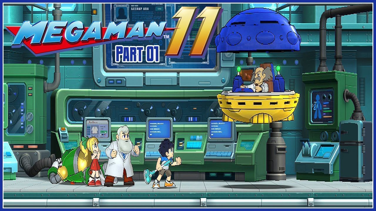 Mega Man 11 Part 1 - Block Man Stage (Superhero Difficulty) - YouTube