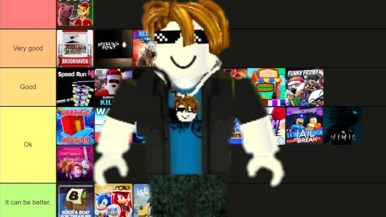 RANKING ROBLOX GAMES - YouTube