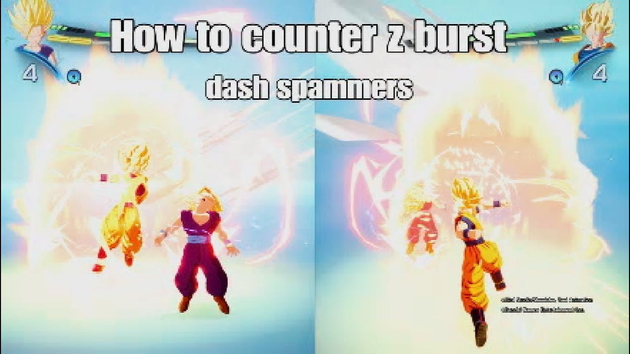 How to counter z burst dash spammers in Sparking Zero - YouTube