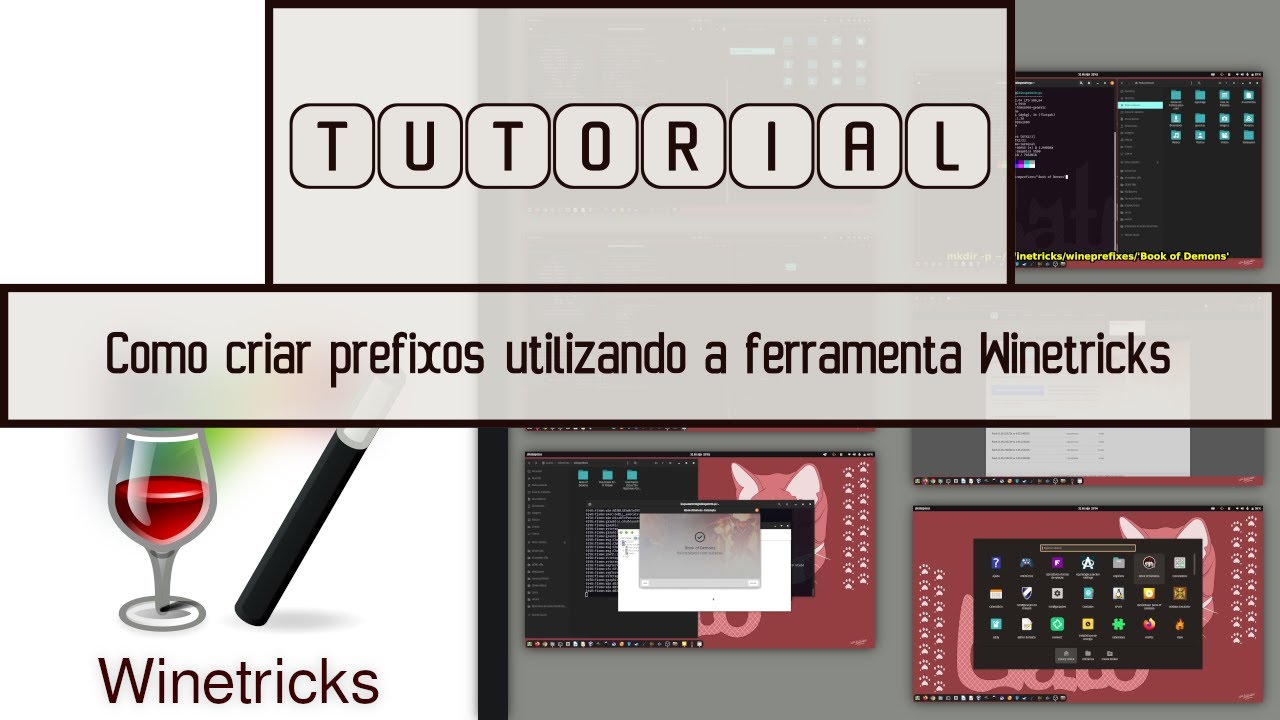 TUTORIAL - Como criar Prefixos utilizando a ferramenta Winetricks # ...