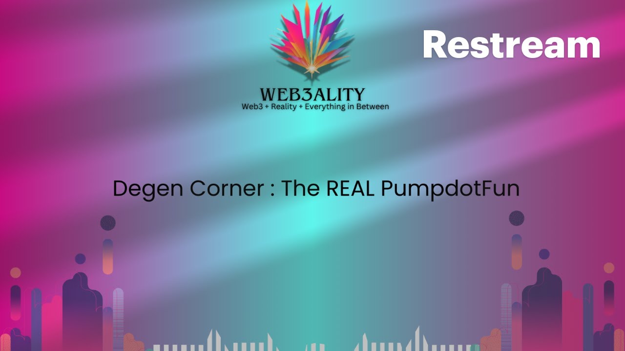 Web3ality Degen Corner : The REAL PumpdotFun - YouTube
