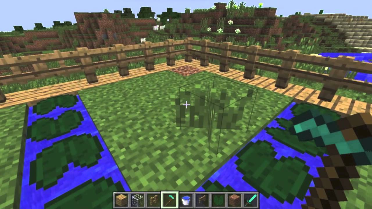 Minecraft Survival Farm Tutorial - YouTube