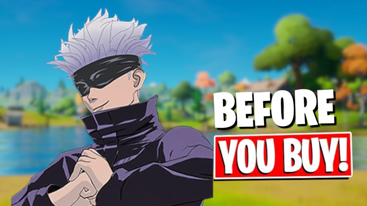 Satoru Gojo Fortnite Skin Review Youtube