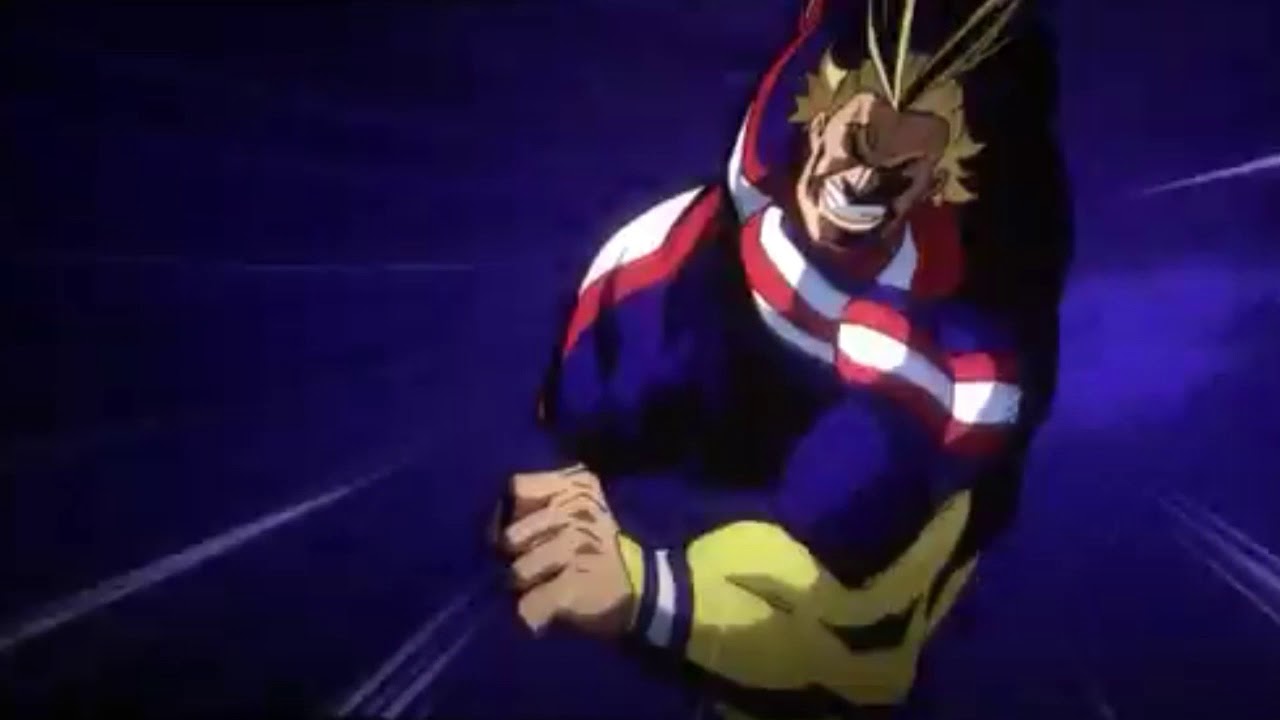 All might saves david movie scene - YouTube