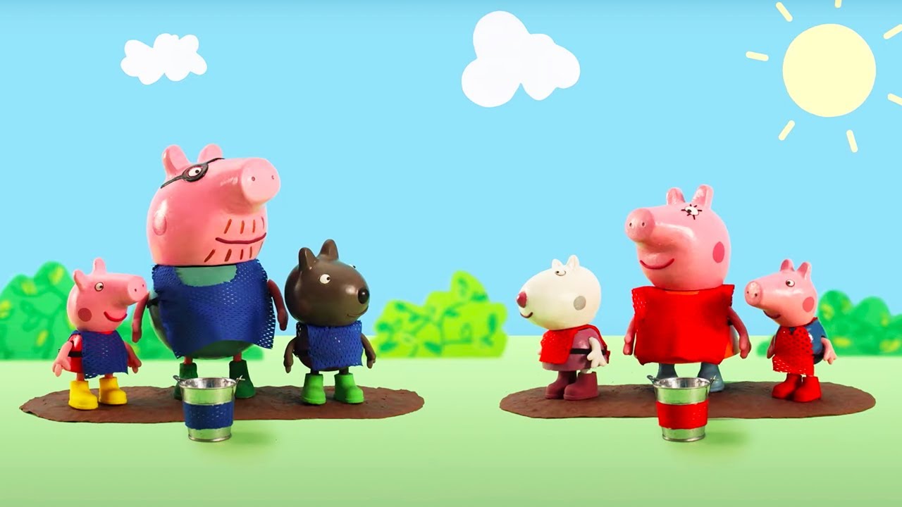 Peppa Pig Official Channel | Garden Games | Play-Doh Show Stop Motion ...