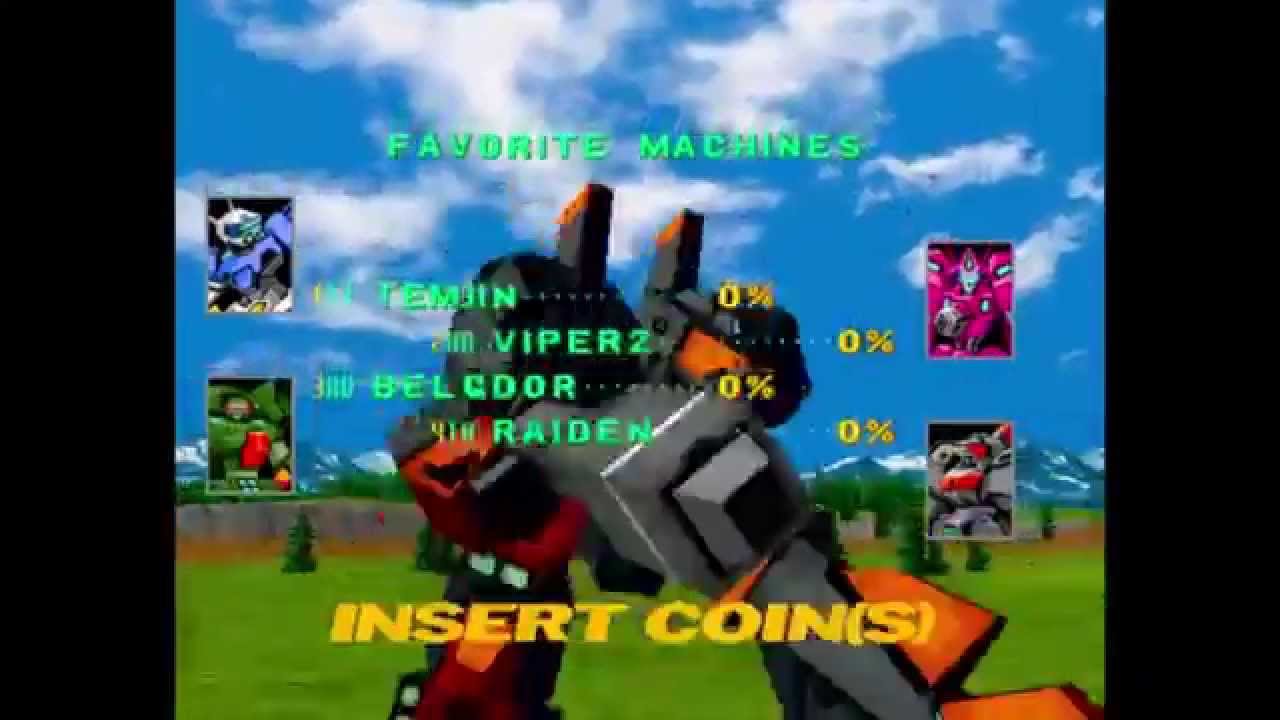 Virtual On - demo and instructions (arcade, 60 fps) - YouTube