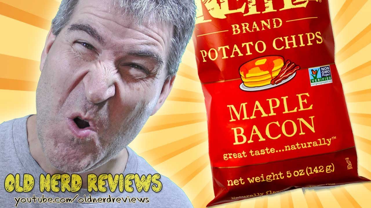 Kettle Brand Maple Bacon Potato Chips REVIEW - By Request - YouTube