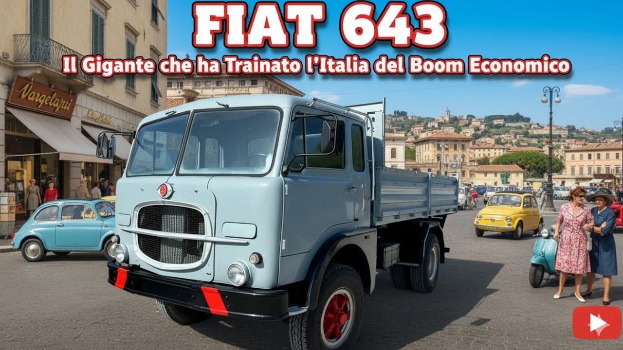 FIAT 643 “Il Baffone” – Il Gigante che ha Trainato l’Italia del Boom ...
