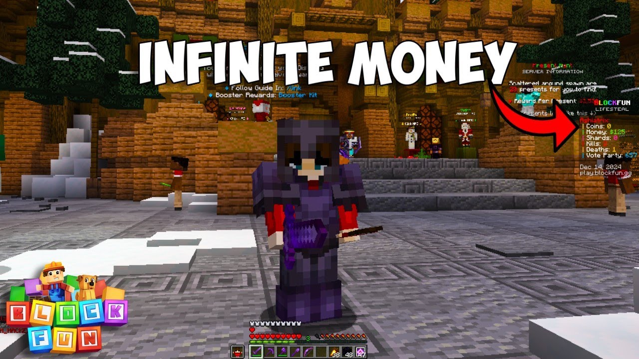 How to Get Infinite Money in Blockfun LifeSteal SMP | Blockfun ...