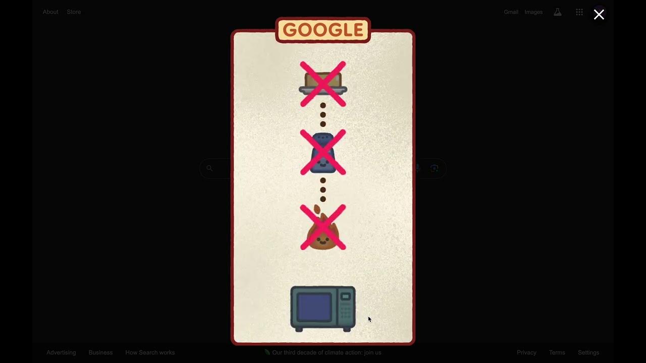 Google Doodle: Celebrating Popcorn - To the Microwave! (Final Boss) - YouTube