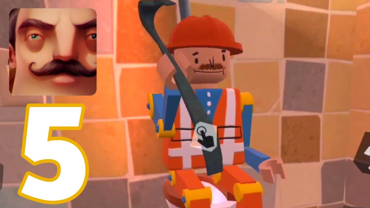 Hello Neighbor - Gameplay Walkthrough Part 5 - Act 2: Crowbar Escape ...