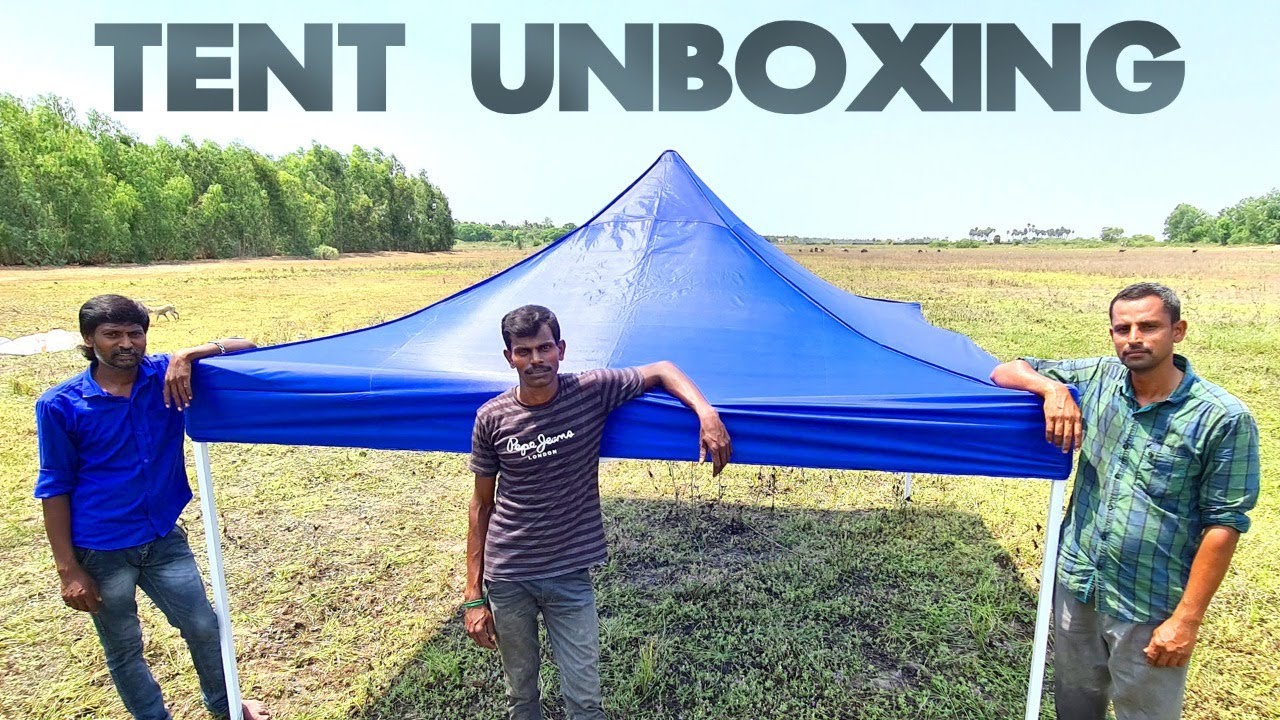 TENT UNBOXING | CAMPING OUTDOOR TENT SETUP | கூடாரம் அமைப்பது எப்படி ...