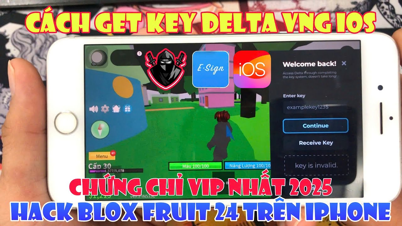 Cách GET KEY Delta VNG IOS trên iphone - hack blox fruit vng trên ...