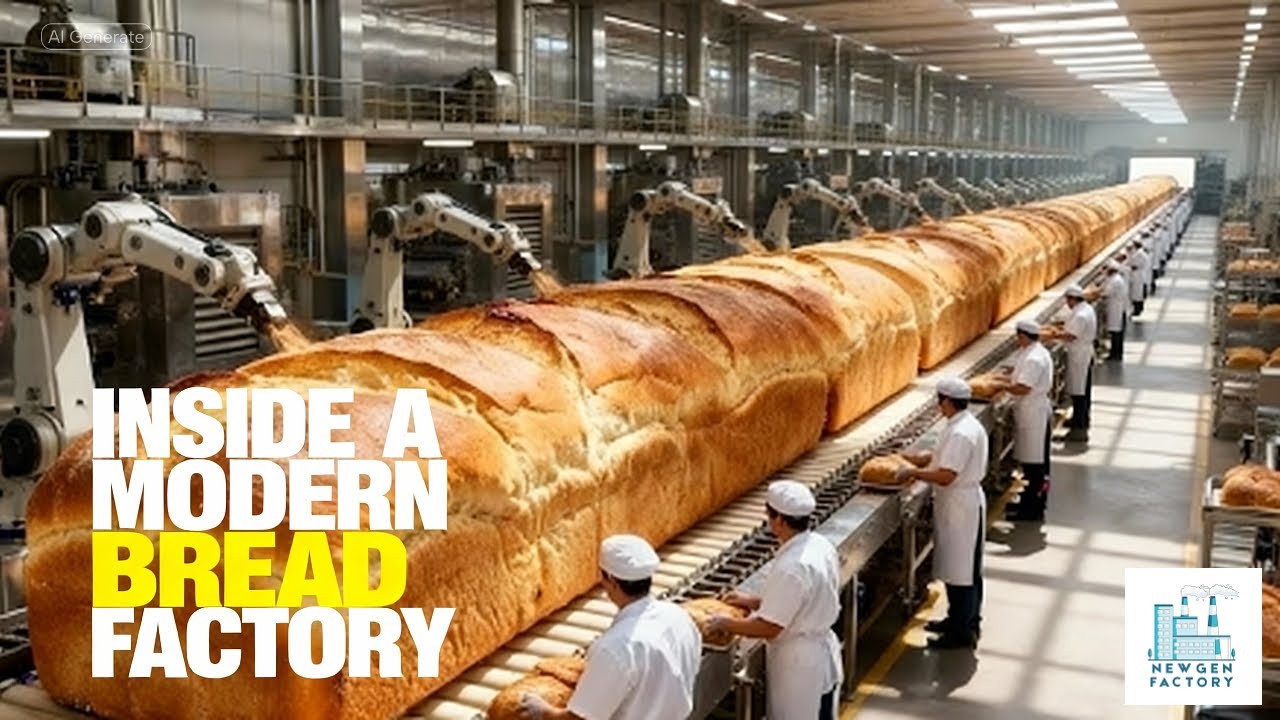 Inside a Modern Bread Factory | How Bread is Made Today (Full ...