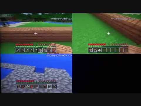 Minecraft 4 Player Survival ep 5 "Building the House" - YouTube