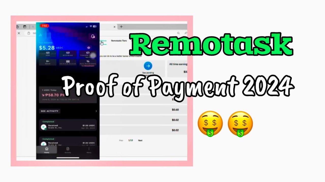 Proof of payment sa Remotask 2024 - YouTube