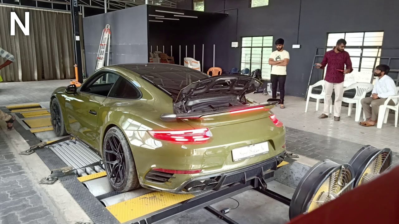 Porsche 911 Turbo S at Dr. Wilz Car Test Lane | Coimbatore - Tamil Nadu ...