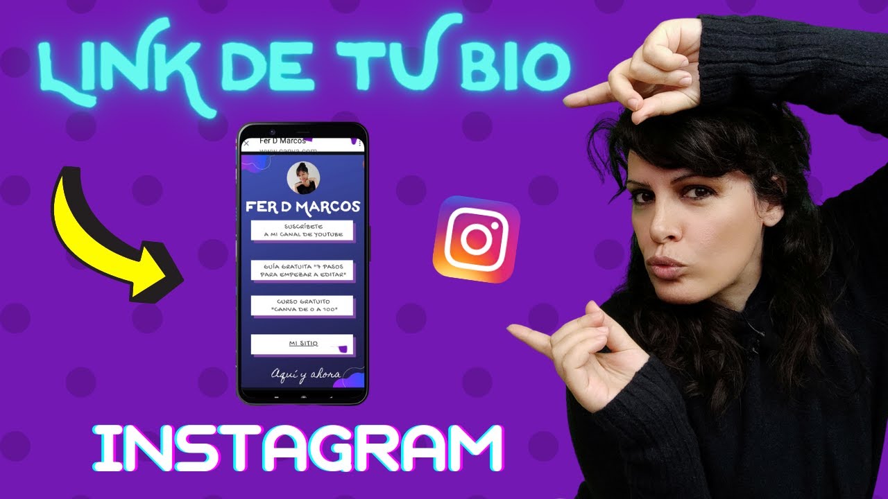 CÓMO HACER UN LINKTREE con CANVA 👆 Múltiples enlaces en tu BIO de Instagram - YouTube