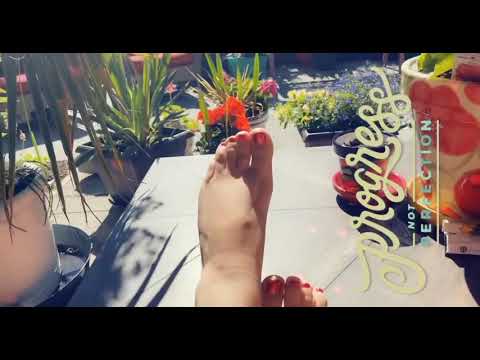 Enjoying the sun ☀️ my chubby feet 👣