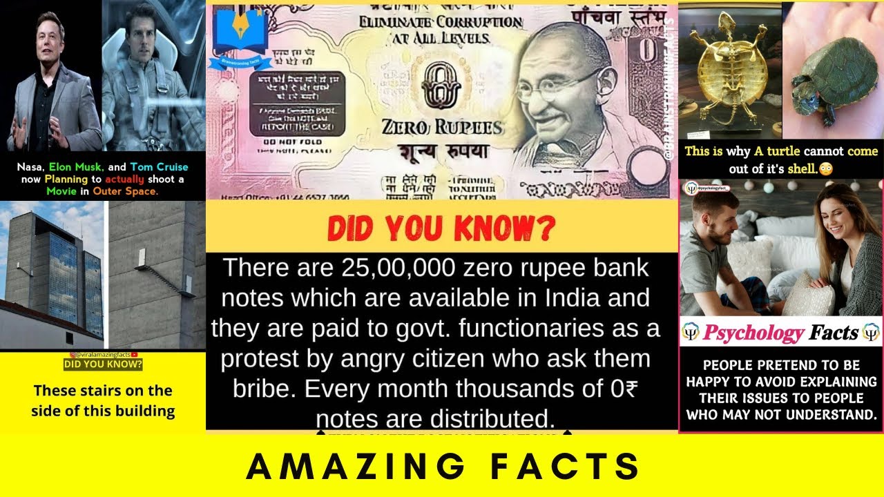 Amazing Facts 🤩 That You Should Know #63 | Did YouKnow | Interesting ...