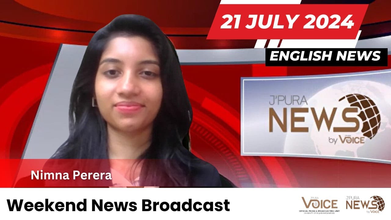 The English News Telecast of J'pura News by J'PURA VOICE - YouTube