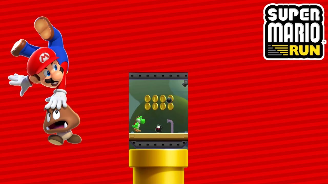 Super Mario Run “Yoshi Boards the Airship!” - YouTube