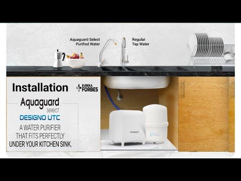 Aquaguard utc uv water purifier installation || Aquaguard utc uv inline ...