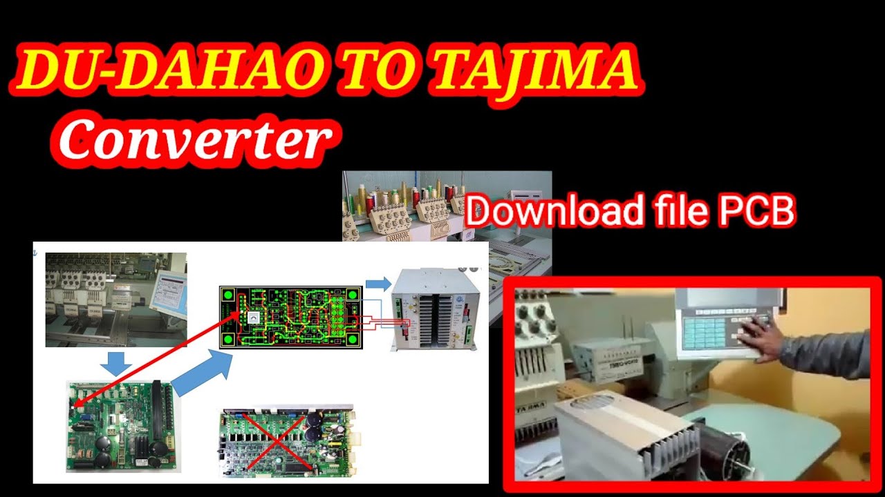 cara ganti DU10 tajima menggunakan DU Dahao || download design PCB ...