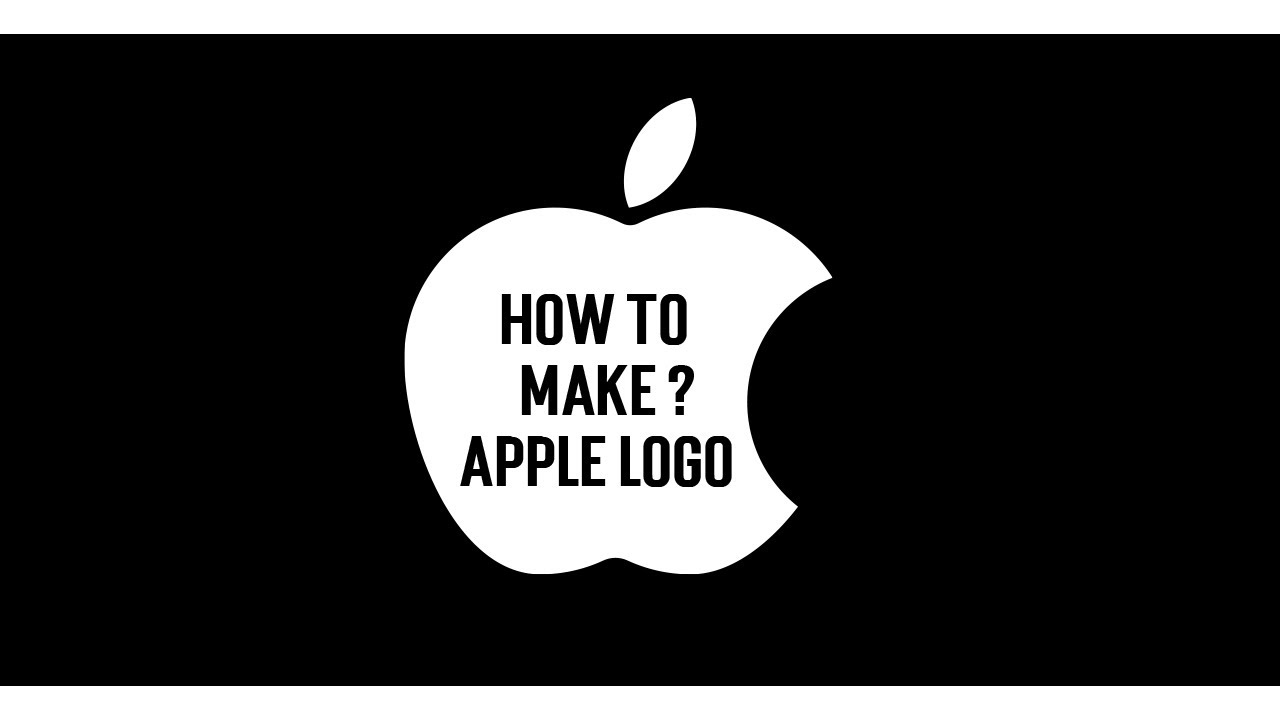 How To Create Apple Logo I iPhone Logo Design Tutorial 2023 - YouTube