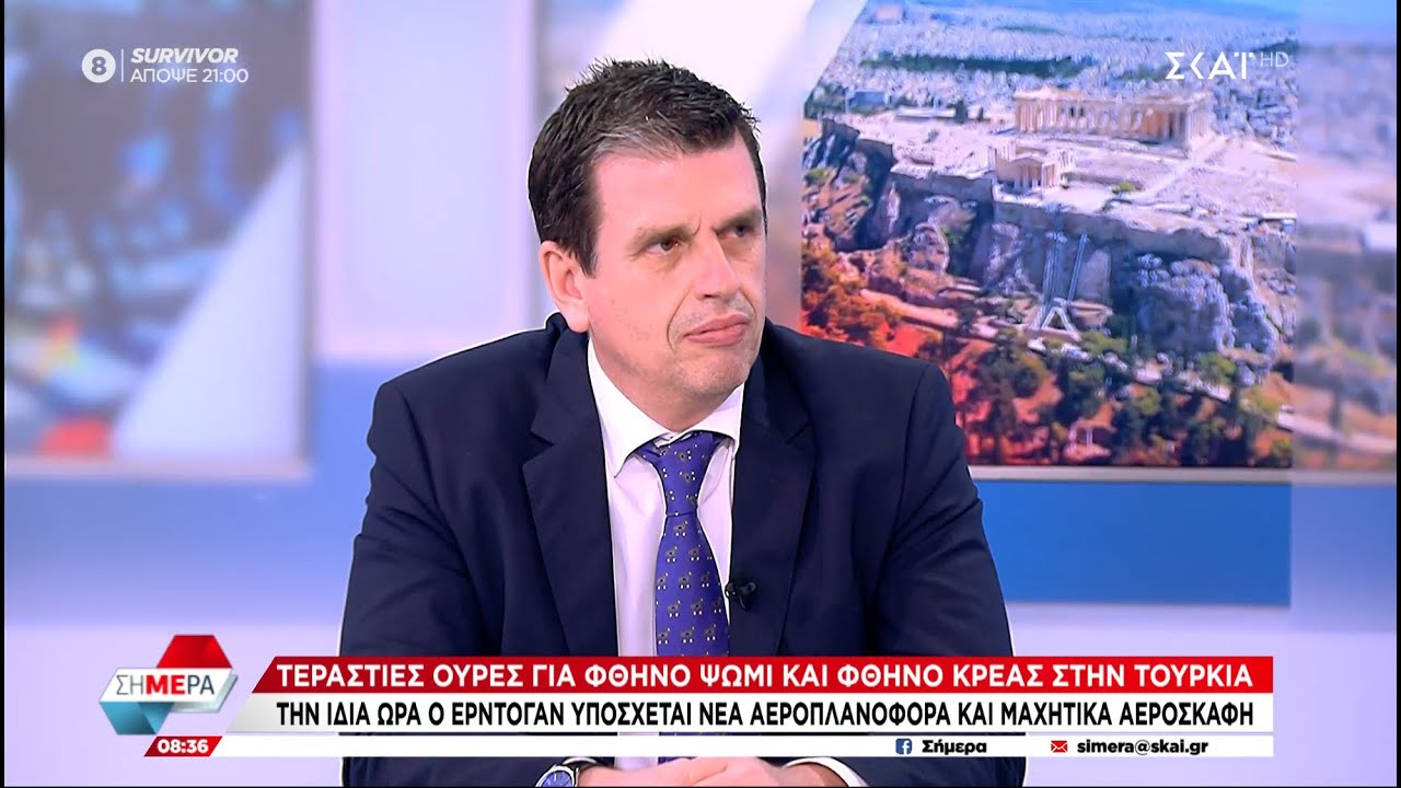 Ο Δημήτρης Καιρίδης στo ''Σήμερα'' του ΣΚΑΪ με τον Δ. Οικονόμου και τον ...