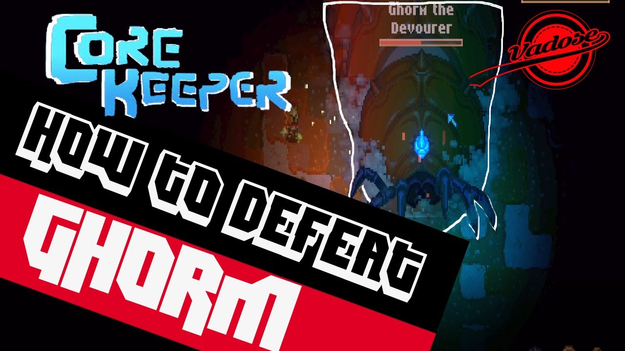 How to defeat Ghorm The Devourer + ALL loot drops Core Keeper Early Access - YouTube