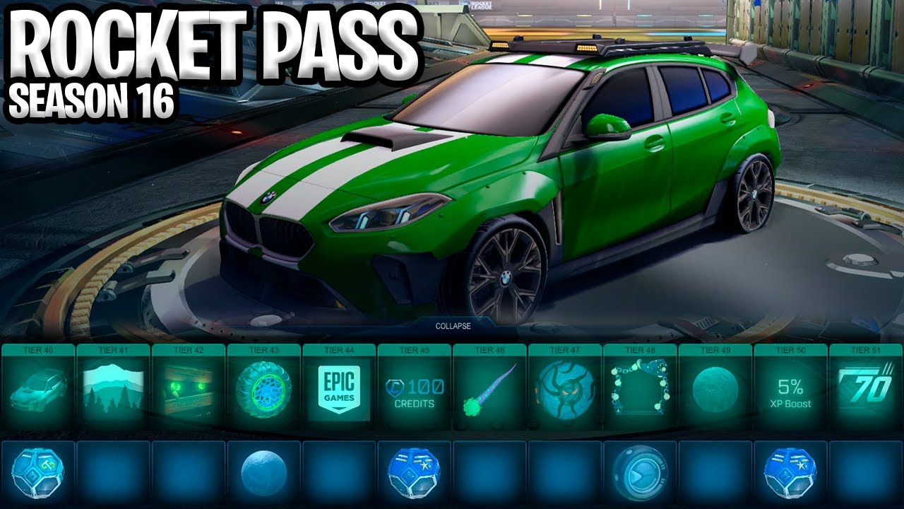 O NOVO PASSE DA SEASON 16 COM A BMW ESTÁ INCRIVEL, ROCKET LEAGUE - YouTube