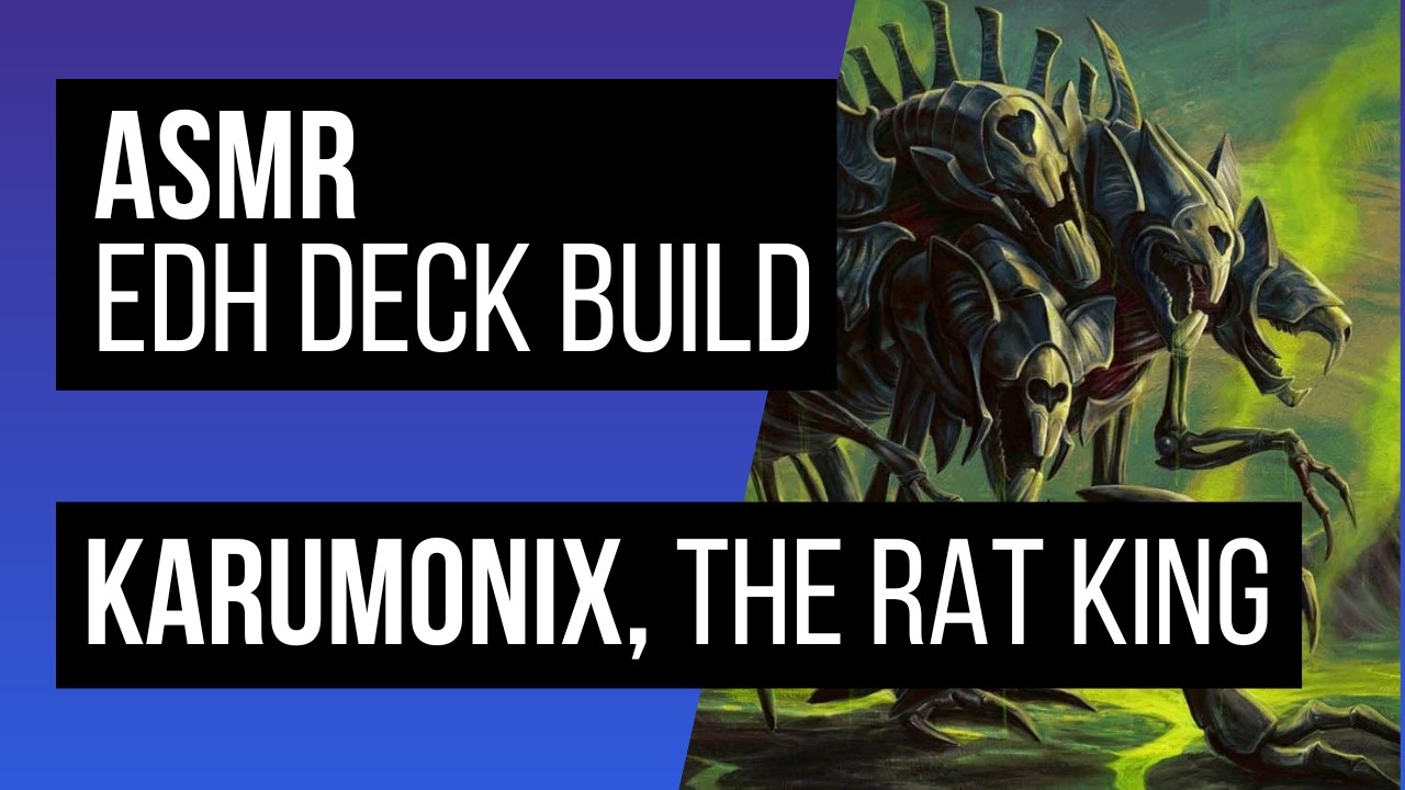 ASMR Magic the Gathering | Karumonix, the Rat King EDH Deck Build - YouTube