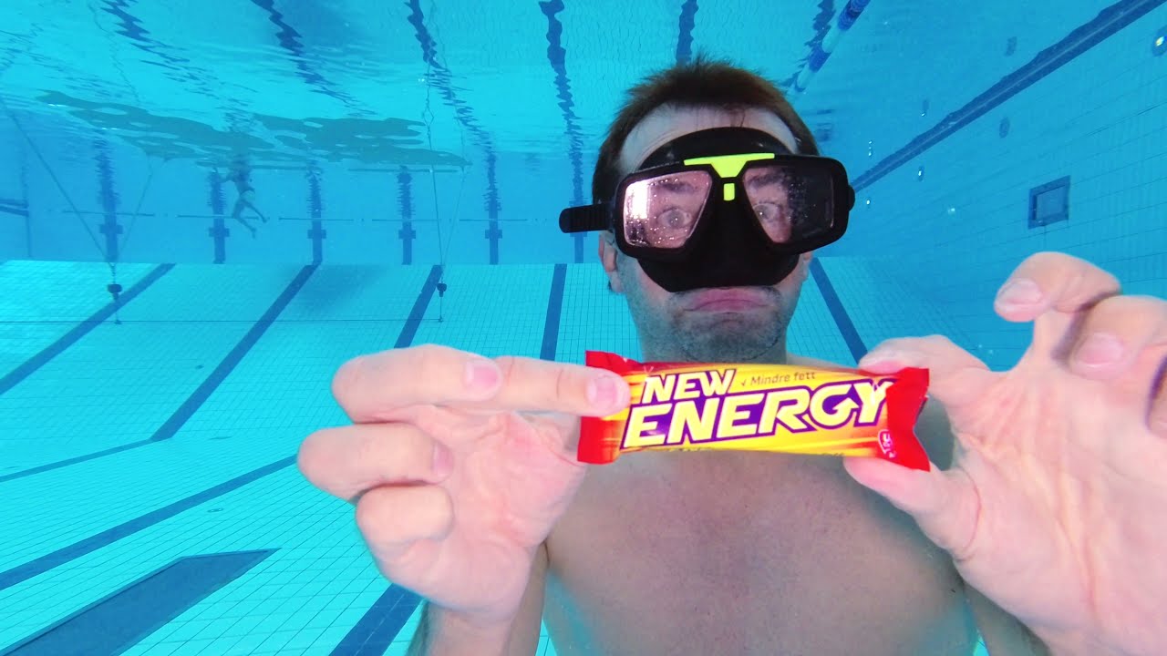 How to eat chocolate underwater - YouTube